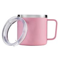 China 14oz 18/8 Stainless Steel Coffee Mug With Handle Easy To Hold for sale
