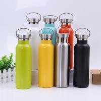China 26OZ Vacuum Insulated Stainless Steel Water Bottle Wide Mouth Lids Sweat Proof for sale