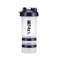 China Protein Powder Shaker Bottle With Pill Organizer And Storage 500ml for sale