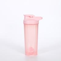 China Colorful BPA Free Plastic Shaker Bottles With Shake Ball 700ml Large Capacity for sale