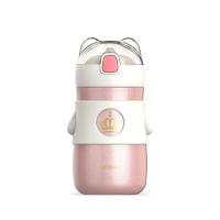 China Personalized 300ml Travel Insulated Kids Water Bottle Cup With Straw for sale