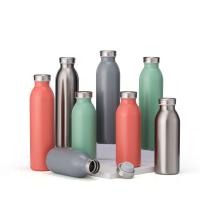 China Insulated Stainless Double Wall Sports Water Bottle Steel 16 Oz for sale