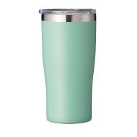 China 18/8 Stainless Steel Vacuum Insulated Cups Travel 20 Oz Steel Tumbler With Straws for sale