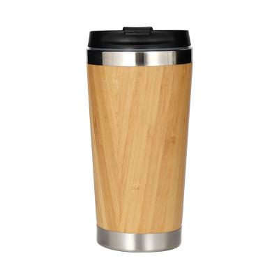 China Bamboo 20 Oz Stainless Steel Tumbler Bulk Insulated Travel Tumbler for sale