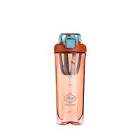 China 700ml Large Leakproof Plastic Sports Team Water Bottles Fruit Infuser With Straw for sale
