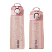 China Kids Eastman Tritan Plastic Sports Bottle With Straw And Handle for sale