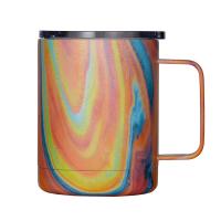 China 304 SS Double Wall Insulated Travel Mugs Cup With Handle 14 Oz for sale