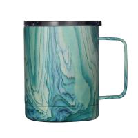 China 304 SS Double Wall Insulated Travel Mugs Cup With Handle 14 Oz for sale