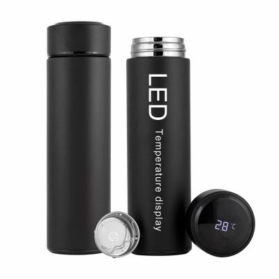 China Hot Water Insulated Thermos Steel Stainless Water Jug With Led Temperature Display for sale