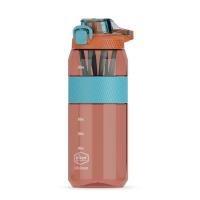 China FDA Approved 64oz Clear Tritan Plastic Sport Bottles With Handle for sale