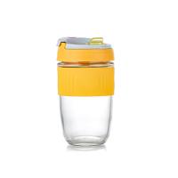 China High Borosilicate Glass Drinking Water Bottles With Silicone Sleeve for sale