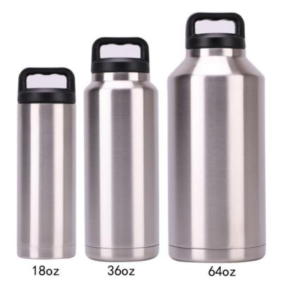China 18oz 1000ml Insulated Hydro Stainless Steel Water Bottles With Handle for sale