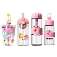 China Custom Cartoon Kids Water Fruit Infuser Glass Infusion Drink Bottle With Sleeve for sale