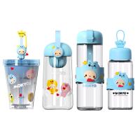 China Custom Cartoon Kids Water Fruit Infuser Glass Infusion Drink Bottle With Sleeve for sale