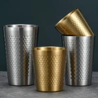 China Double Wall Stainless Steel Cups Mug For Beer Coffee Drinking 5oz 450ml for sale