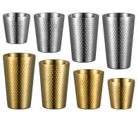 China Double Wall Stainless Steel Cups Mug For Beer Coffee Drinking 5oz 450ml for sale