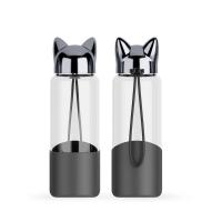 China Single Wall Insulated water Glass Drinking Bottles for Outdoor Sport for sale