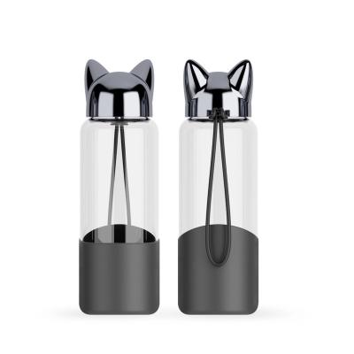 China Single Wall Insulated water Glass Drinking Bottles for Outdoor Sport for sale