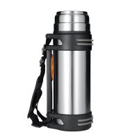 China Classic Steel Water Bottle 1000ml Insulated Water Jug With Handle Wide Mouth for sale