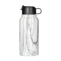 China 32oz Sports Insulated Stainless Steel Water Bottles With Straw for sale