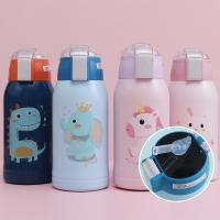 China 500ml Reusable Double Walled Kids Water Bottle For School Girl for sale
