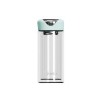 China OEM Double Wall Borosilicate Glass Tea Bottles Tumbler With Strainer And Lid for sale