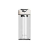 China OEM Double Wall Borosilicate Glass Tea Bottles Tumbler With Strainer And Lid for sale