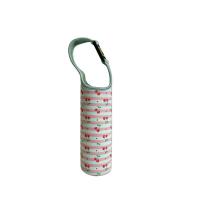 China Anti Slip Water Bottle Accessories Neoprene Bottle Cover Sleeve With Carry Strap for sale