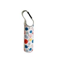 China Anti Slip Water Bottle Accessories Neoprene Bottle Cover Sleeve With Carry Strap for sale