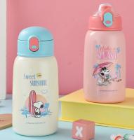 China 560ml Vacuum Insulated Stainless Steel Kids Water Bottles With AUTOSPOUT Straw for sale