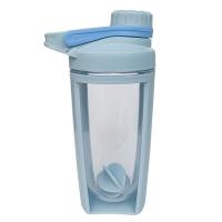China Plastic Protein Powder Shaker Bottle Mixer 600ml For Fitness Travel for sale