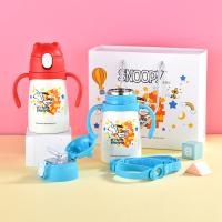 China OEM 12oz Insulated Kids Water Bottles Stainless Steel With Push Button Spout for sale