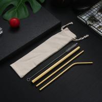 China 14 Inch Reusable Steel Drinking Straws BPA FREE Colorful Design With Case for sale