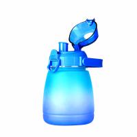 China 1300ml Cute Tritan Hard Plastic Big Belly Bottle For Kids Children Sports for sale