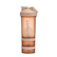 China Personalised Transparent 700ml Protein Shaker Bottle For Gym for sale