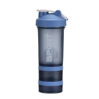 China Personalised Transparent 700ml Protein Shaker Bottle For Gym for sale