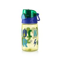 China Custom 450ml Outdoor Insulated Children Kids Water Bottles With Sipper Straw for sale