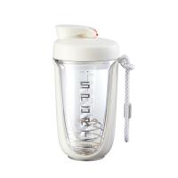 China Custom Protein Drink Shaker Bottle 600ml With Mixer Ball for sale