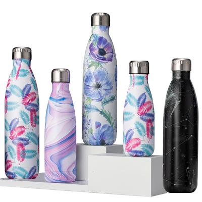 China Insulated Double Wall Stainless Steel 500ml coke bottle shaped water bottle for sale