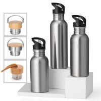 China Different Size Vacuum Bottle Type And Vacuum Flasks Sport Water Bottles With 3 Interchangeable Types Of Lids for sale