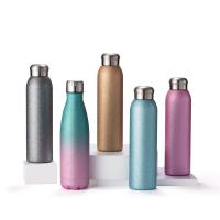 China 350ml 500ml 750ml Insulated Stainless Steel Water Bottles Keep Cold 24hrs Hot 12hrs for sale