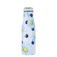 China Cute Vacuum Insulated Stainless Steel Water Bottles 1 Litre With Screw Cap for sale