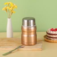 China Wide Mouth Vacuum Insulated Food Jars Lunch Box With Handle for sale