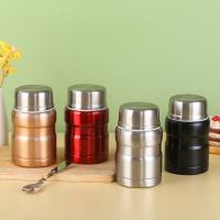 China Wide Mouth Vacuum Insulated Food Jars Lunch Box With Handle for sale