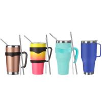 China 20OZ Double Walled Stainless Steel Tumbler Cup Handle for sale