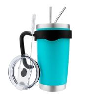 China 20OZ Double Walled Stainless Steel Tumbler Cup Handle for sale
