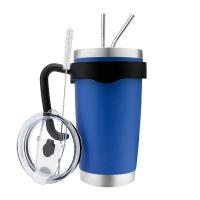 China 20OZ Double Walled Stainless Steel Tumbler Cup Handle for sale