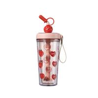 China 400ml Leakproof Drinking Water Bottle With Straw Bpa Free for sale