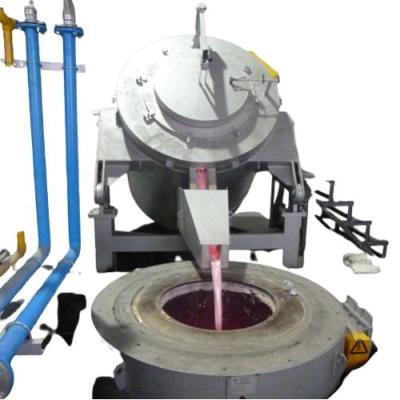 China 5000kgs Regenerative Melting Holding Crucible Furnace For Aluminum Ingot for sale
