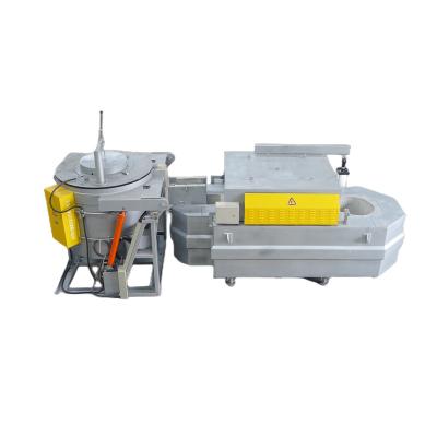 China 1 Ton  Steel Iron Aluminum Melting Furnace Oil Fired Metal Casting Die Cast for sale